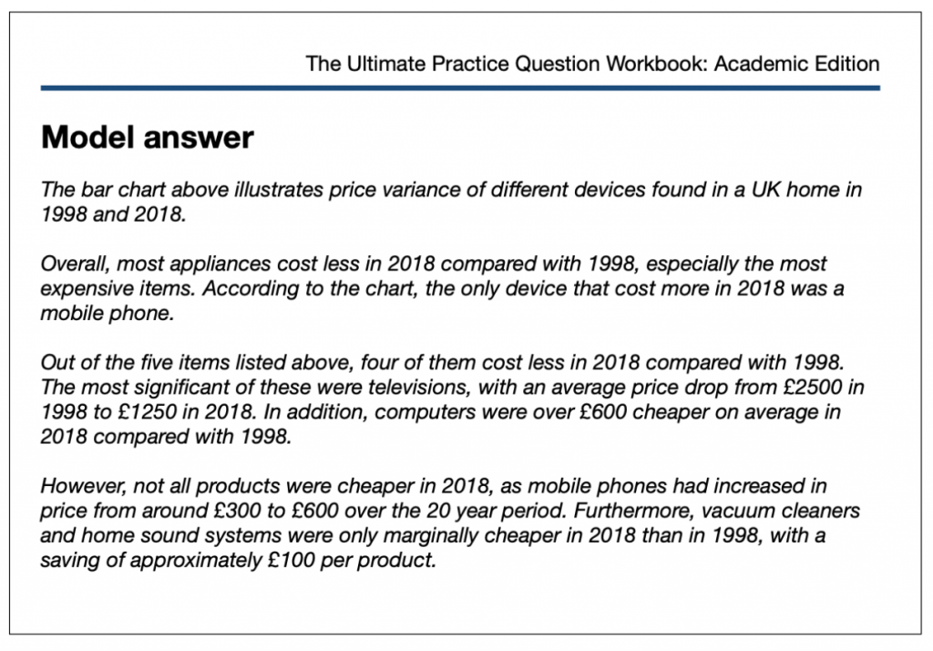 Academic Writing Practice Questions eBook Description | IELTS Excellence